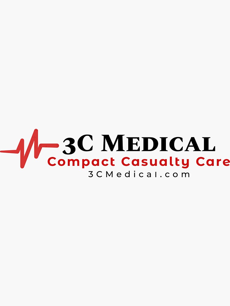 "3C Medical Logo for White" Sticker for Sale by MODOutfitters | Redbubble