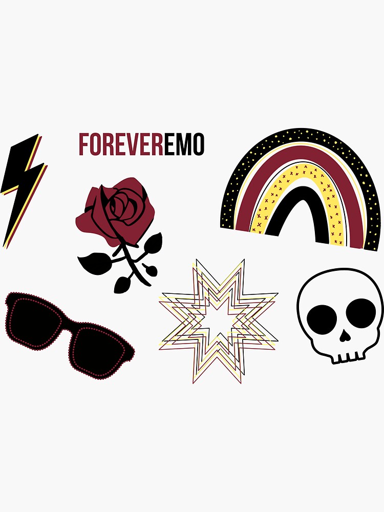 "Edgy Sticker Pack" Sticker for Sale by SlawsDesigns | Redbubble