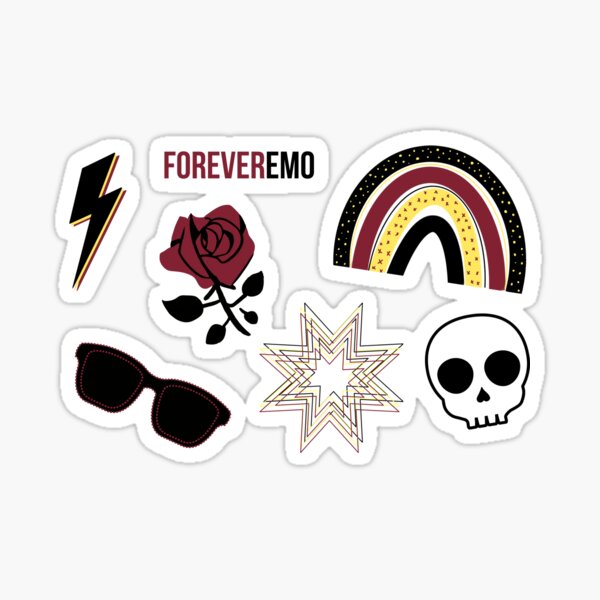 "Edgy Sticker Pack" Sticker for Sale by SlawsDesigns | Redbubble