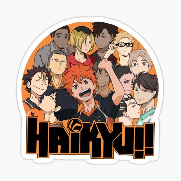"Haikyuu Characters " Sticker for Sale by artsyjulha | Redbubble