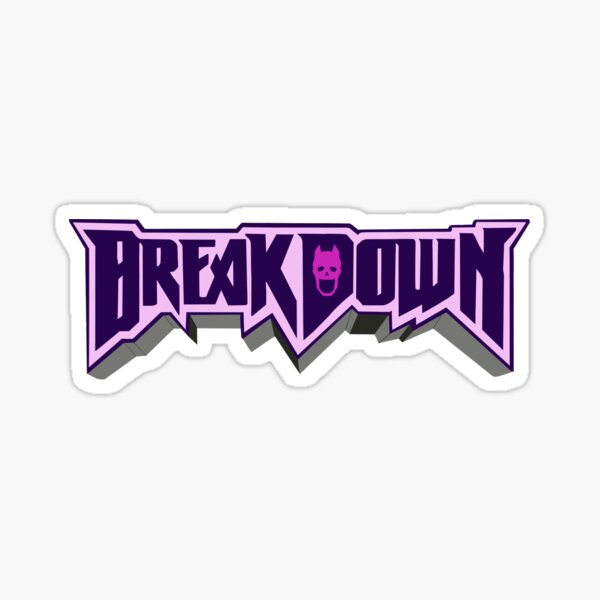 "JoJo Breakdown" Sticker by BetterCallMe | Redbubble