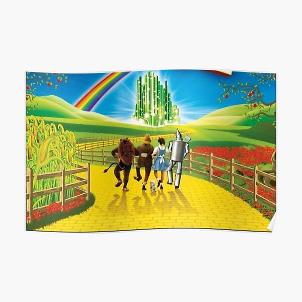 "Wizard of Oz Yellow Brick Road" Poster for Sale by Beryllium7 | Redbubble