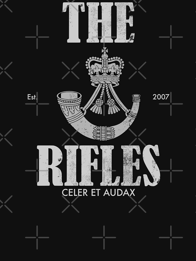 "The Rifles (distressed)" T-shirt for Sale by StrongVlad | Redbubble ...
