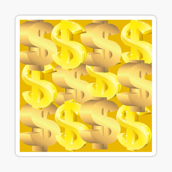 "Money sign " Sticker by Linger0418 | Redbubble