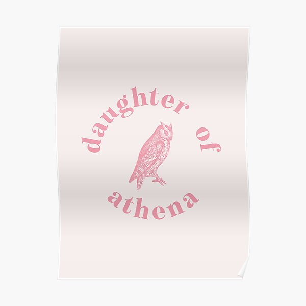 "daughter of Athena badge greek goddess" Poster for Sale by neopop ...