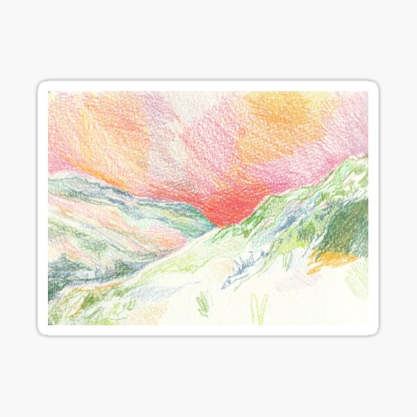 "Sunrise " Sticker for Sale by amylouarts | Redbubble
