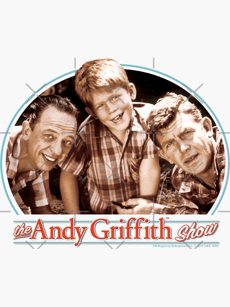 "ANDY GRIFFITH 3 AMIGOS" Sticker for Sale by coomansdela | Redbubble