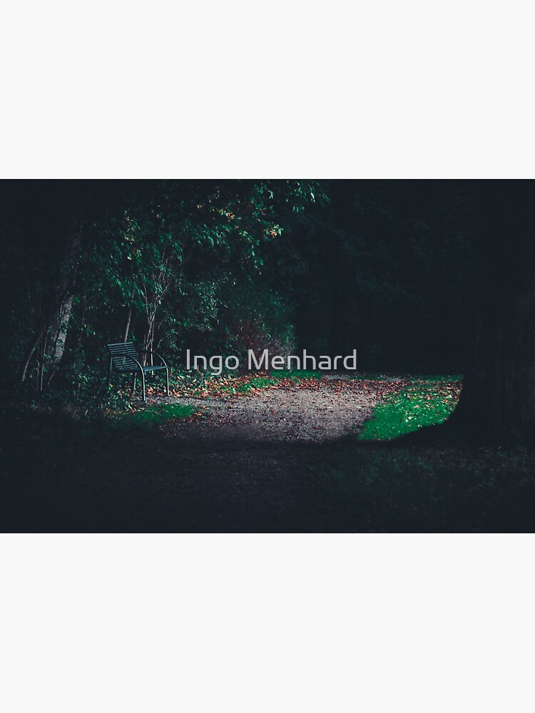 "Last bench light" Sticker by ingomenhard | Redbubble