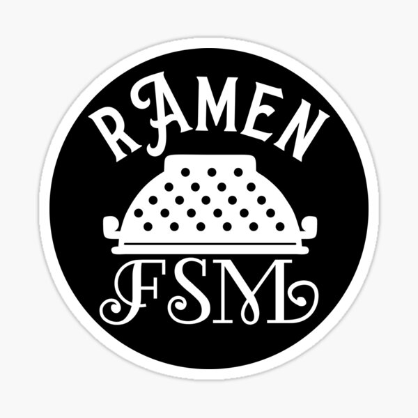 Pegatina «Diseño de arte pastafari: monstruo de espagueti volador (FSM ...