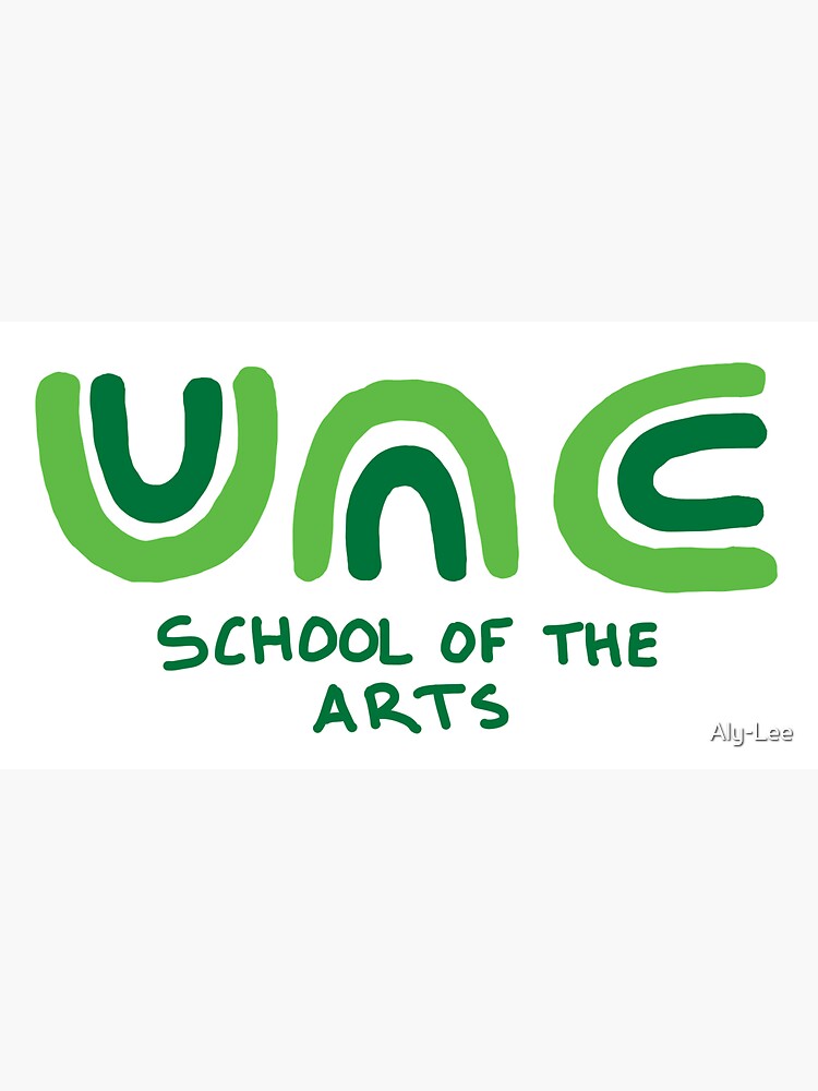 "UNCSA" Sticker for Sale by Aly-Lee | Redbubble