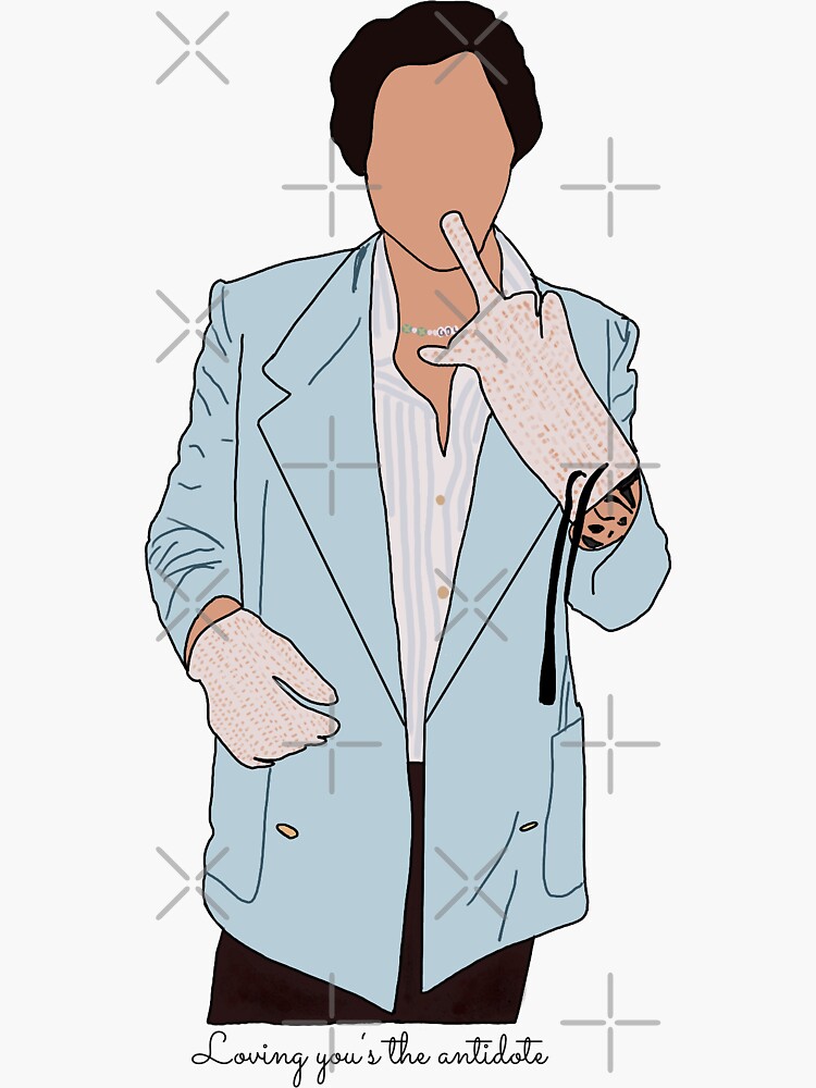 "GOLDEN/ harry styles/ fine line " Sticker by emmamarlene | Redbubble