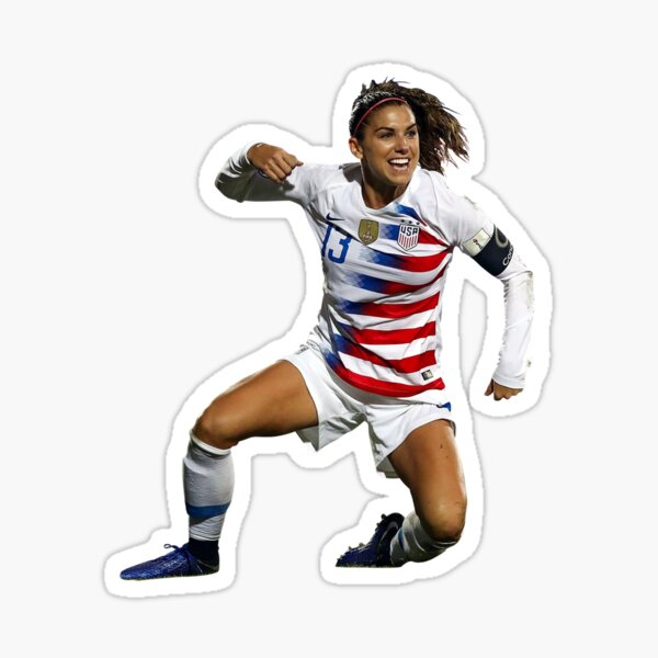 "Alex Morgan" Sticker by alessiacara | Redbubble