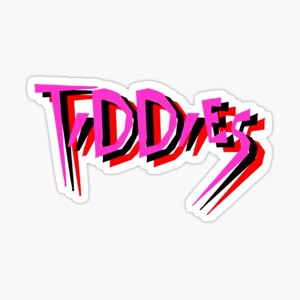 "Tiddies" Sticker for Sale by Designorigin | Redbubble