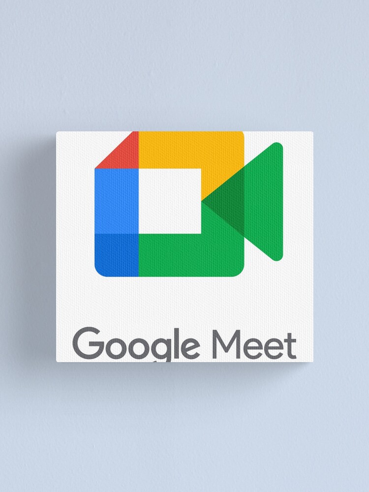 "Google Meet (New Logo 2020)" Canvas Print by Brands ️ | Redbubble