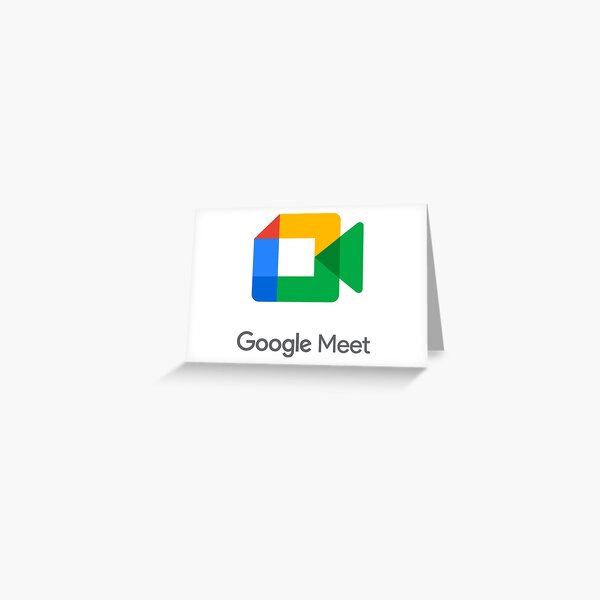 "Google Meet (New Logo 2020)" Greeting Card by Licensed | Redbubble