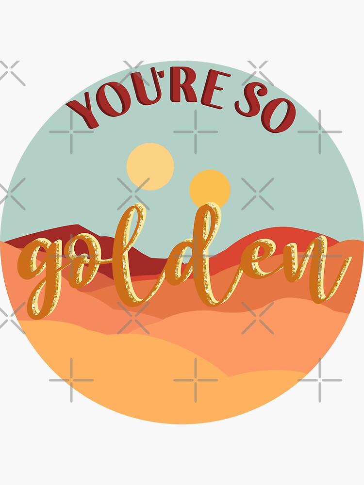 "You’re so Golden - Harry Styles" Sticker by keeva-d | Redbubble