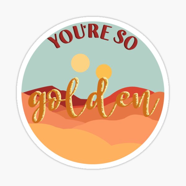 "You’re so Golden - Harry Styles" Sticker by keeva-d | Redbubble