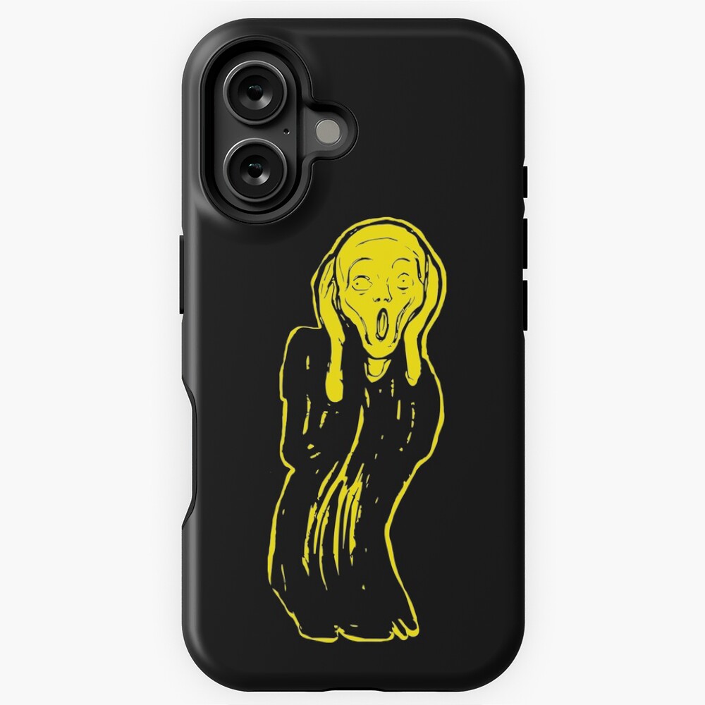 " The Scream minimalized" Sticker for Sale by pelagio | Redbubble