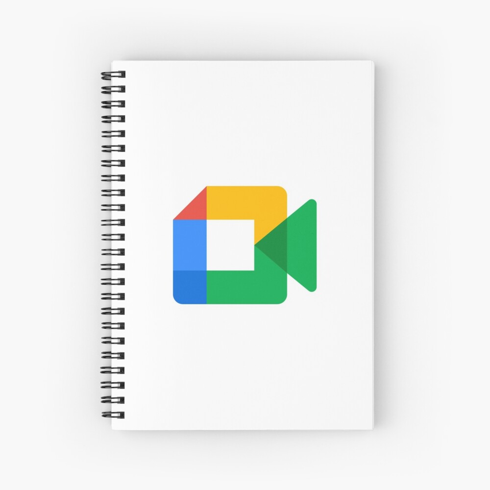 "Google Meet Sticker (New Logo 2020)" Spiral Notebook for Sale by ...