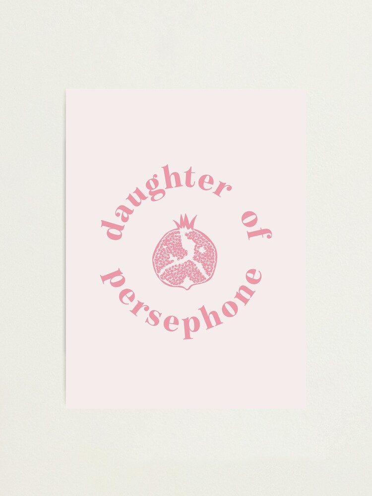 Lámina fotográfica «hija de Perséfone insignia diosa griega» de neopop ...