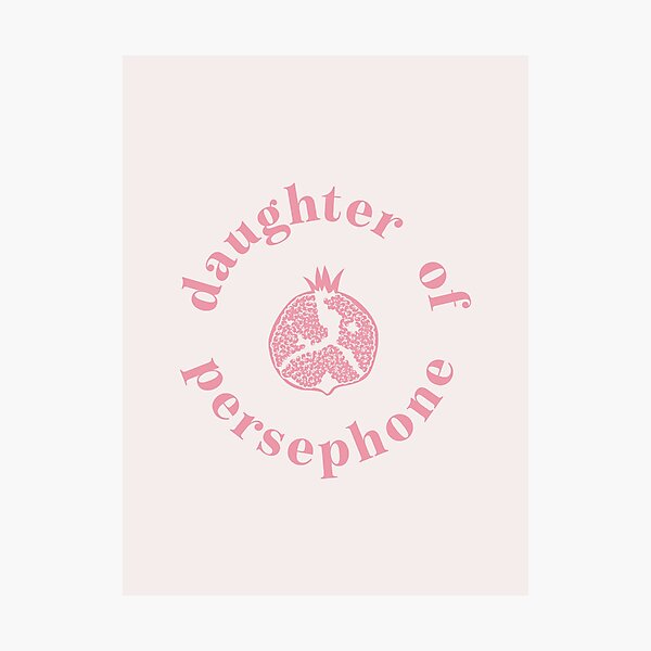 Lámina fotográfica «hija de Perséfone insignia diosa griega» de neopop ...
