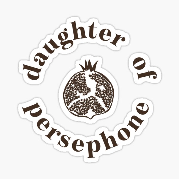 Pegatina «hija de Perséfone insignia diosa griega academia oscura» de ...