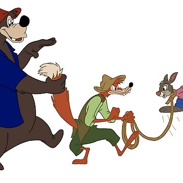 Pegatina for Sale con la obra «Splash Mountain (Brer Rabbit, Brer Fox y Brer Bear)» de ...