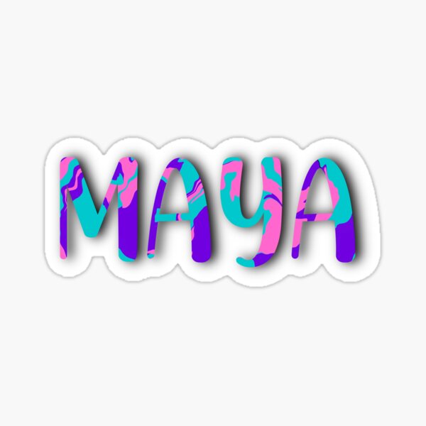 "Maya" Sticker for Sale by dolphin1128 | Redbubble