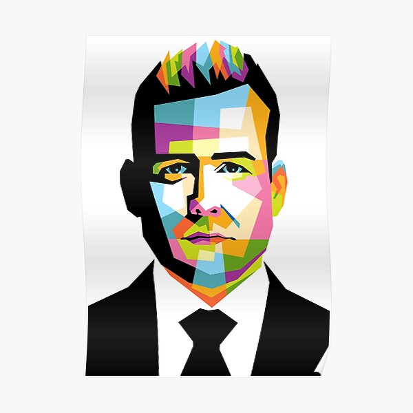 "Harvey Specter" Poster for Sale by ArdianArt | Redbubble