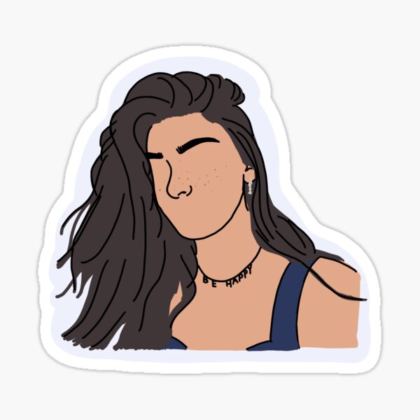 Sticker « Dixie damelio », par elliedoesart0 | Redbubble