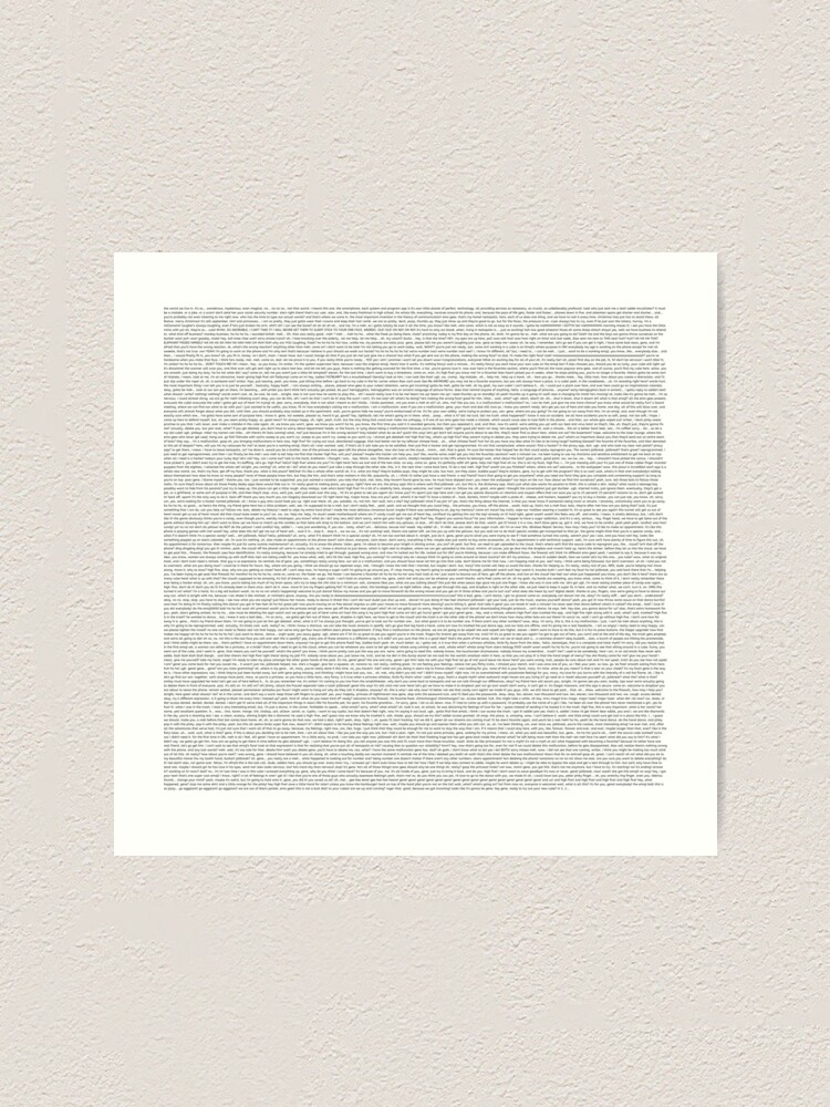 "Entire Script of the Emoji Movie" Art Print for Sale by maddieblue424 ...