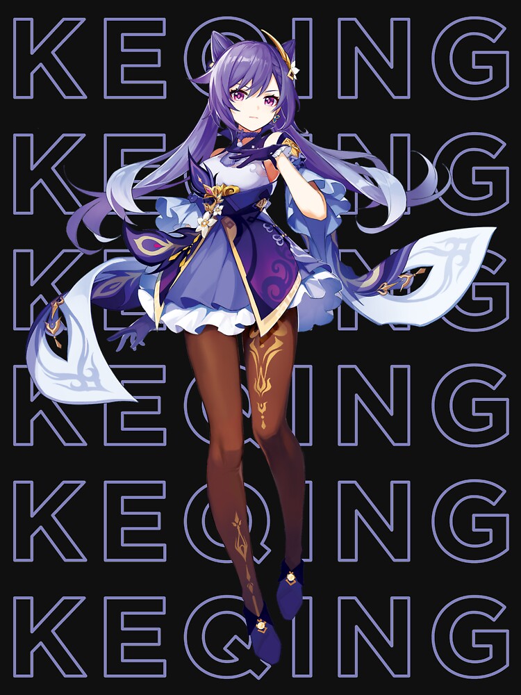 "Genshin Impact Keqing Design" T-Shirt von ramster17 | Redbubble