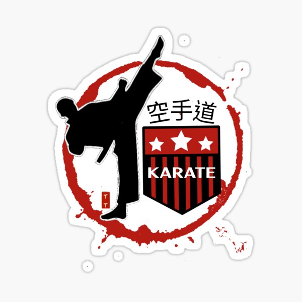 "Karate, Karate Kid" Sticker for Sale by TiffanyRoy | Redbubble