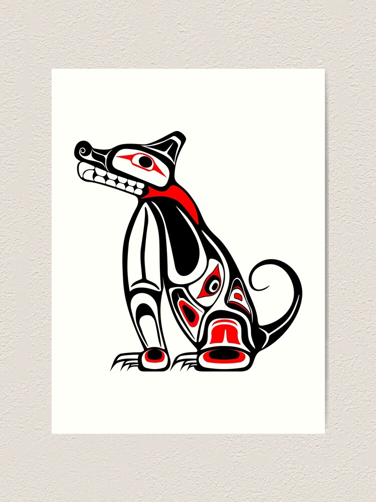 "Native Wolf" Art Print for Sale by jwbentoniii | Redbubble