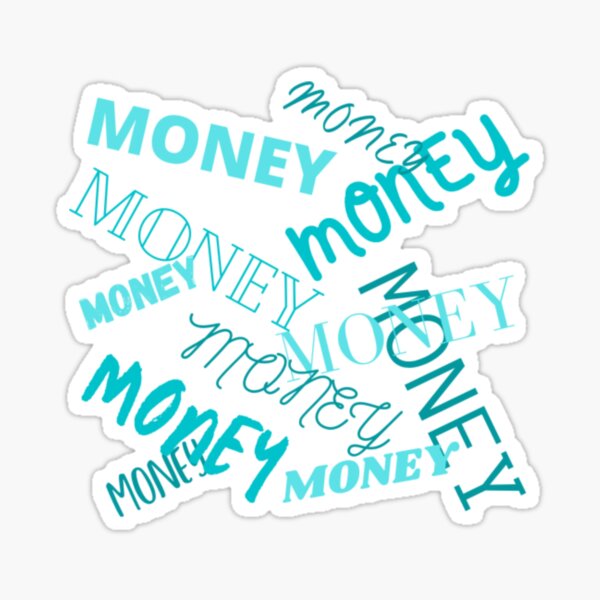 "Money" Sticker by Ahnors | Redbubble
