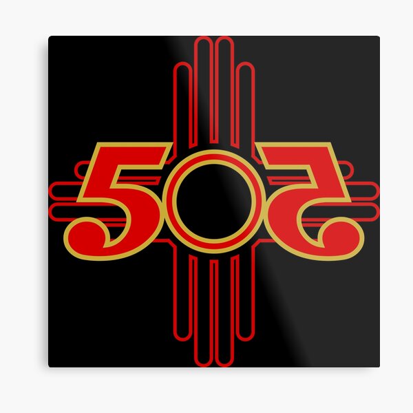 New Mexico Zia Metal Prints | Redbubble