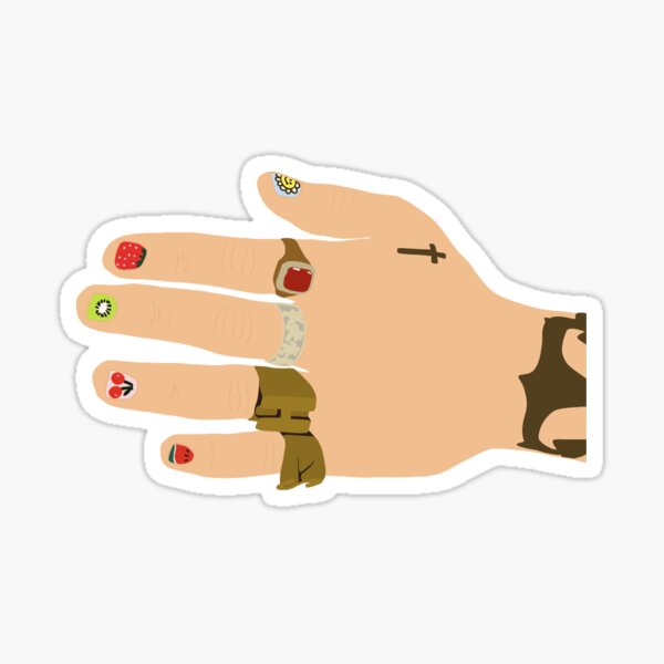 "Harry Hand" Sticker for Sale by taraelliott | Redbubble