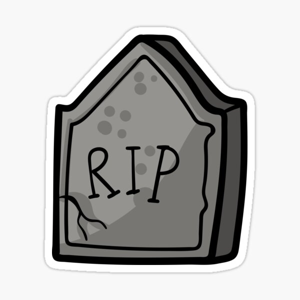 "Halloween R.I.P" Sticker for Sale by RMGhost | Redbubble