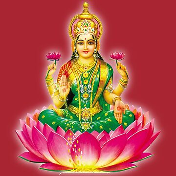 "Jai Shri Dhan Lakshmi mata ji" Sticker for Sale by aruvanita | Redbubble