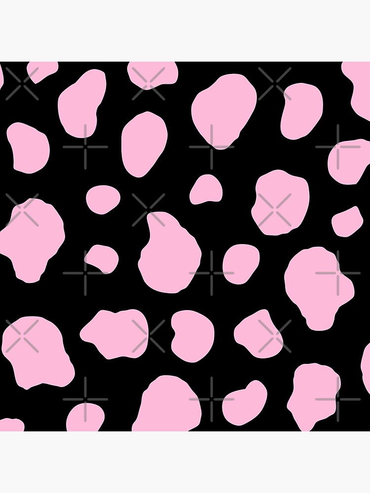 Lámina fotográfica «Manchas de vaca de fresa Estampado animal rosa» de ...