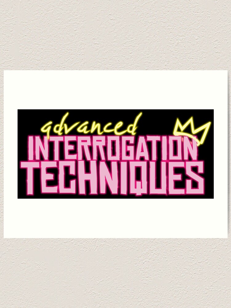 "Advanced Interrogation Techniques - Technoblade" Art Print by CodeCherry | Redbubble