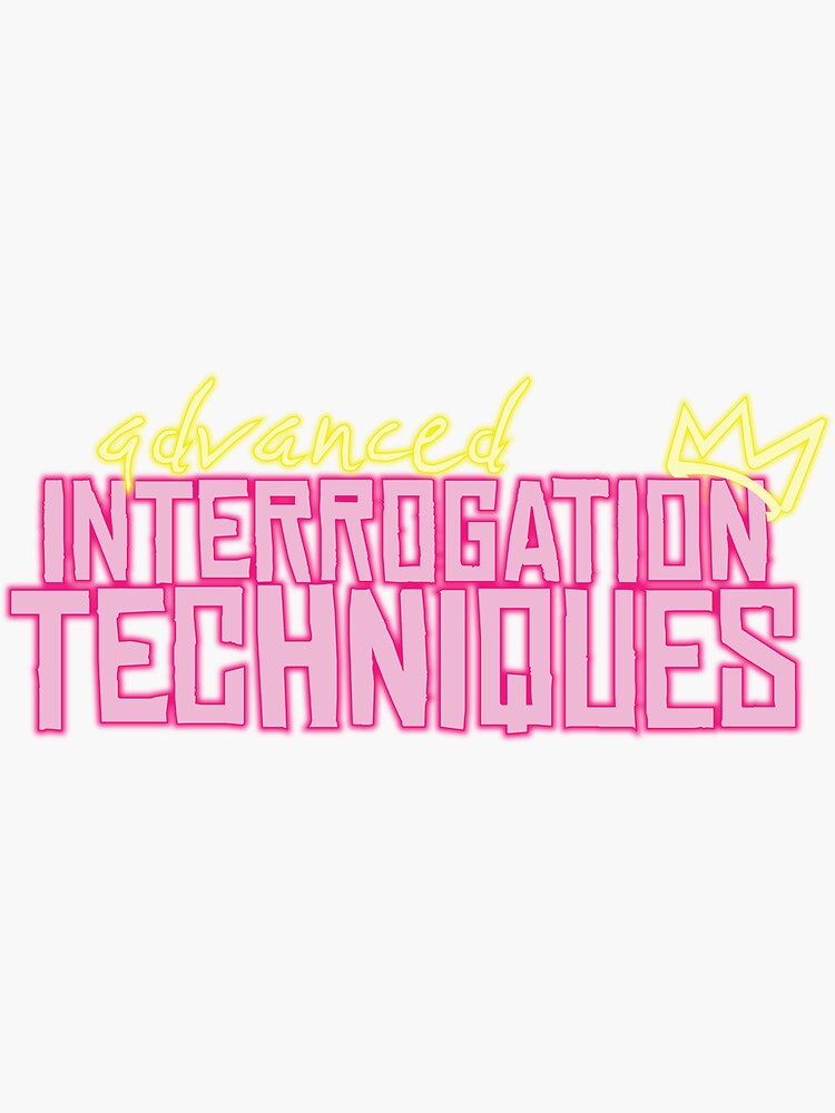 "Advanced Interrogation Techniques - Technoblade" Sticker for Sale by CodeCherry | Redbubble