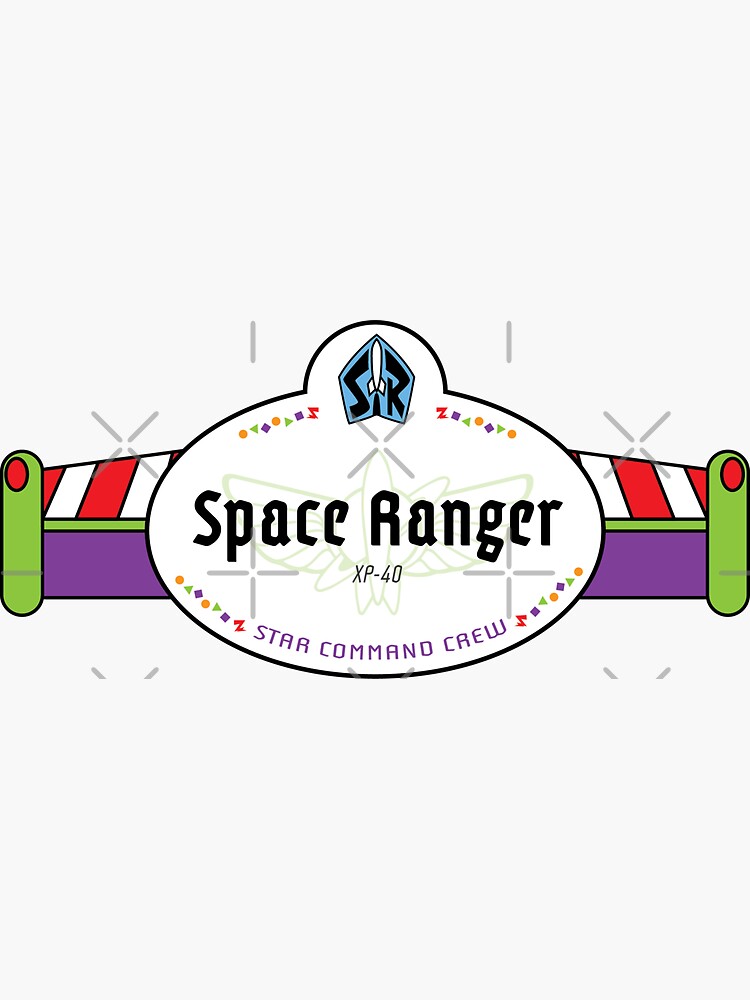"Star Command Space Ranger CM" Sticker for Sale by GE-Studio | Redbubble