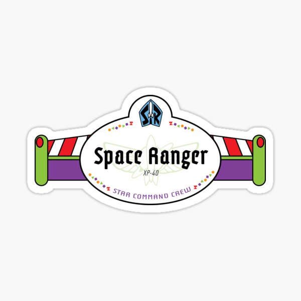 "Star Command Space Ranger CM" Sticker for Sale by GE-Studio | Redbubble