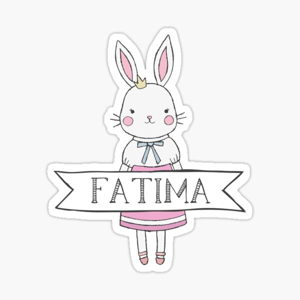 "Fatima" Sticker for Sale by A-Personalised | Redbubble