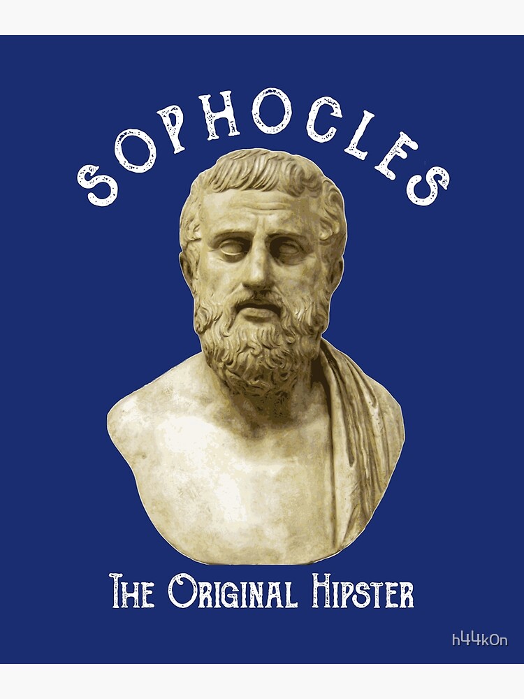 "Sophocles Original Hipster Meme Ancient Greece Funny" Poster by h44k0n ...