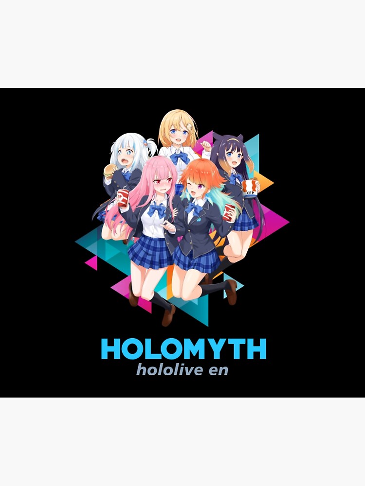 "Hololive EN - All Holomyth" Throw Blanket for Sale by EvansEden ...