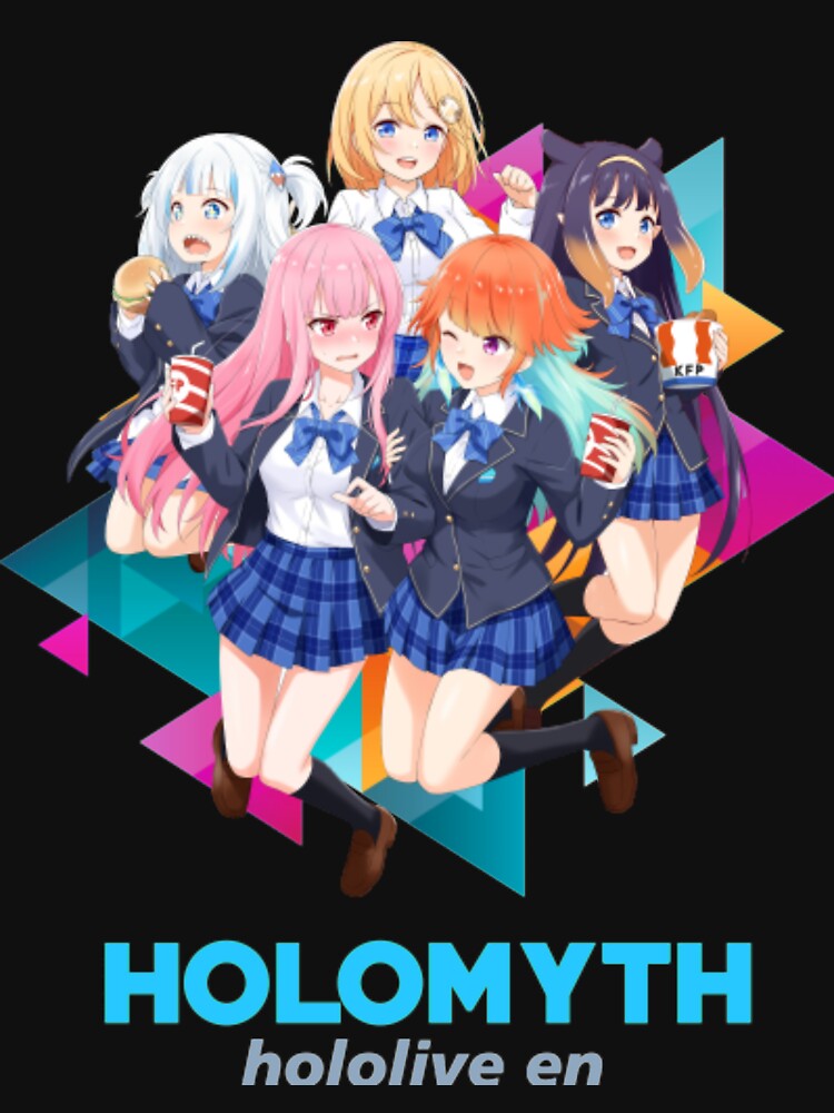 "Hololive EN - All Holomyth" T-shirt for Sale by EvansEden | Redbubble ...