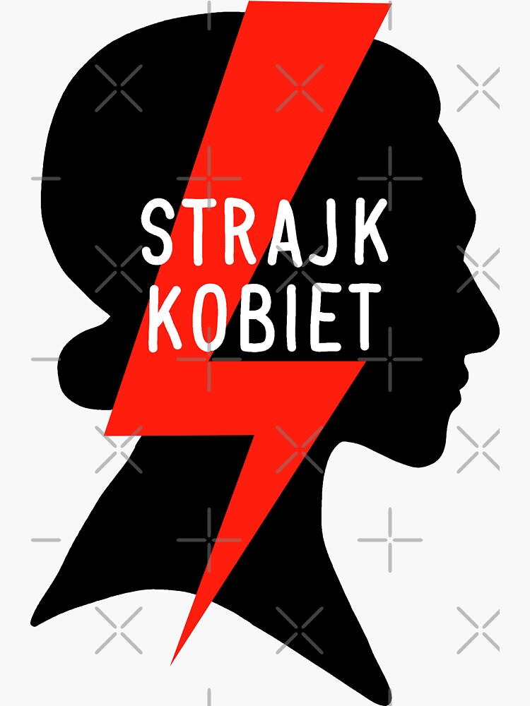 "Strajk Kobiet" Sticker for Sale by ValentinaHramov | Redbubble