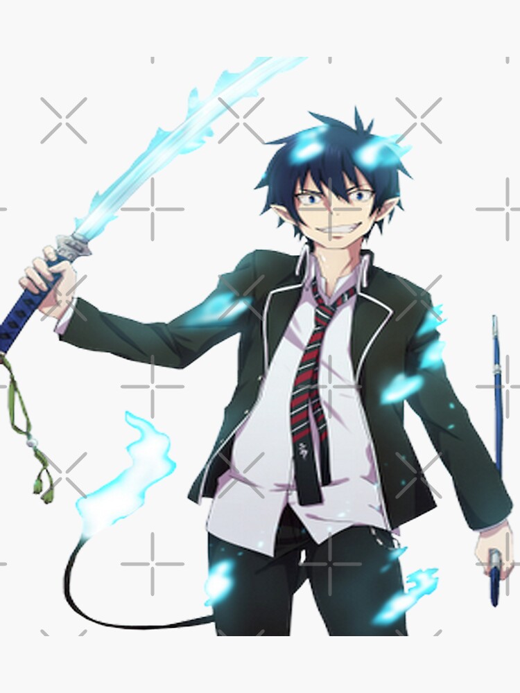 "Blue Exorcist (Rare)" Sticker for Sale by HeavensAnime | Redbubble